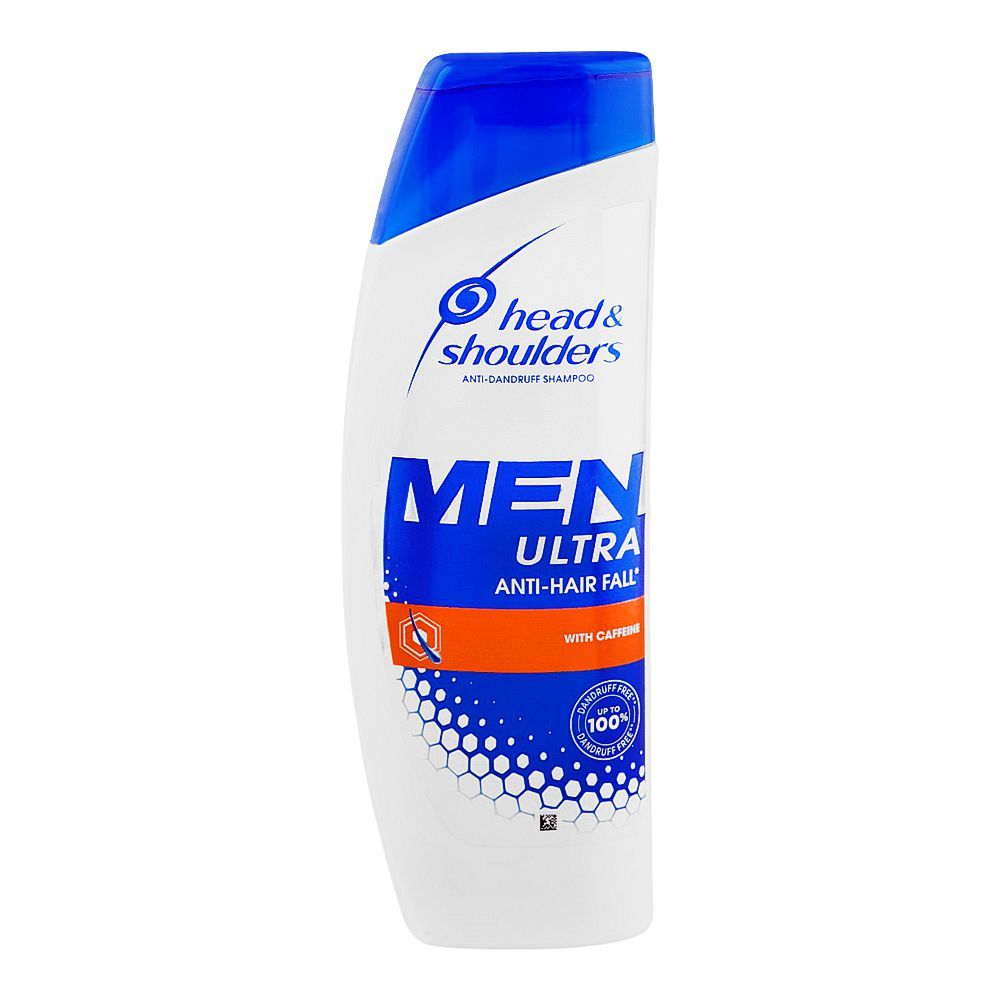 Head & Shoulder Men Ultra Anti-Hair fall and Anti-Dandruff Shampoo with Caffeine, For All Hair ...
