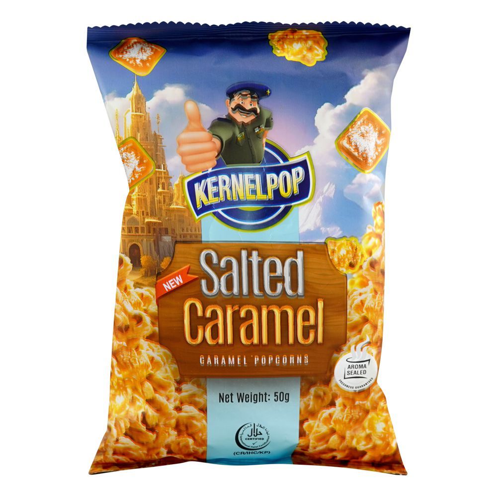 Kernel Pop Salted Caramel Popcorn, 50g