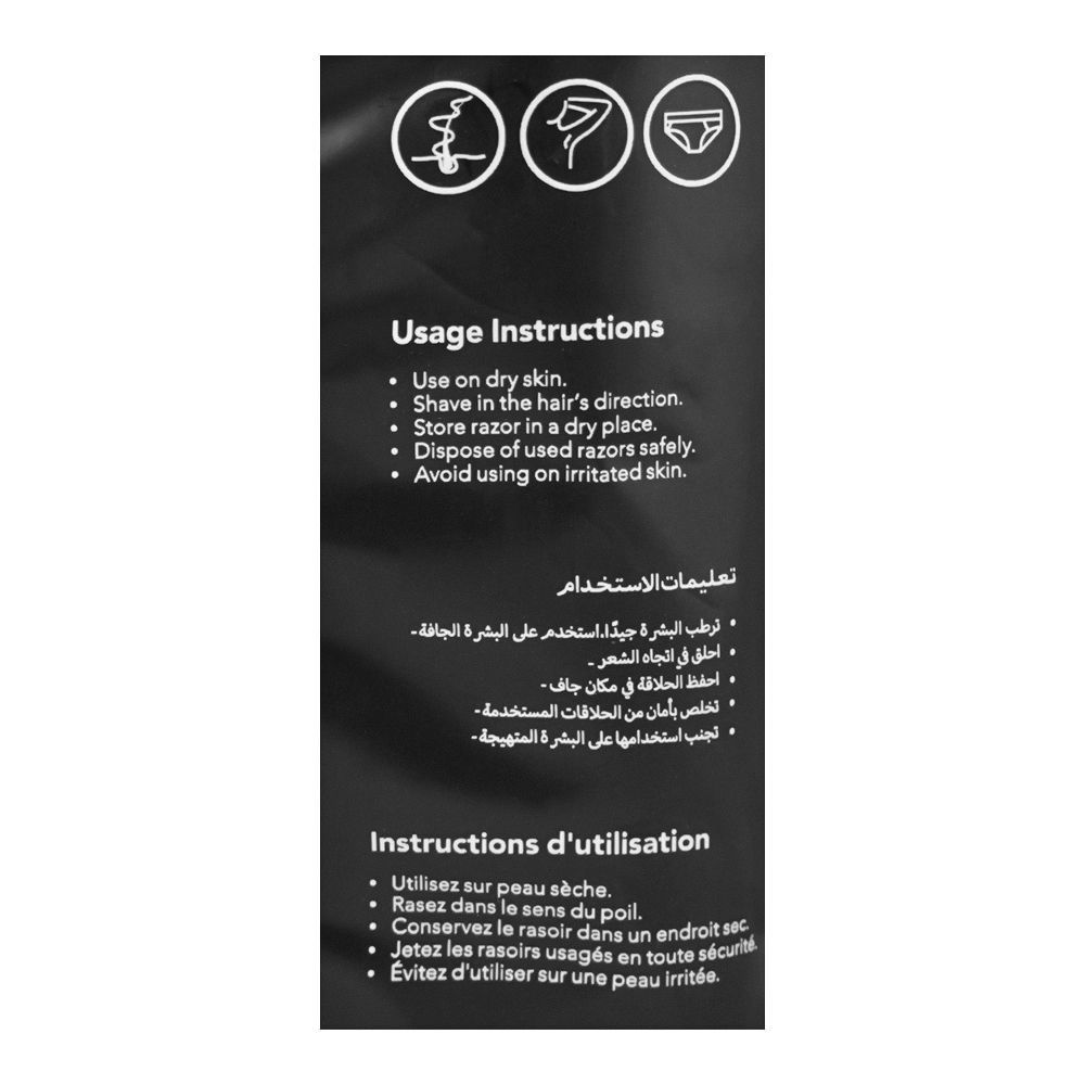 Treet Tidy Disposable Body Razors, 3-Pack