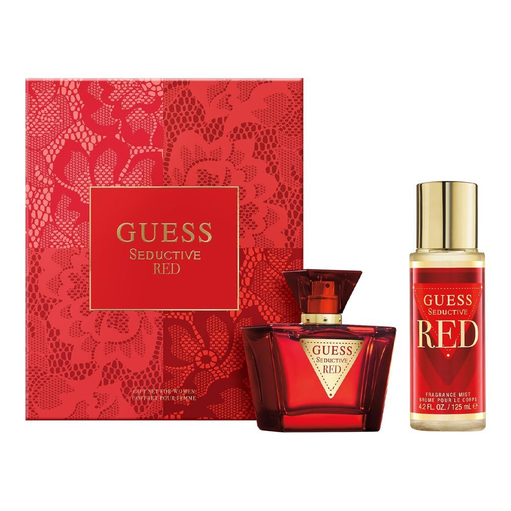 Guess Seductive Red Gift Set: Eau de Toilette 75ml + Fragrance Mist ...