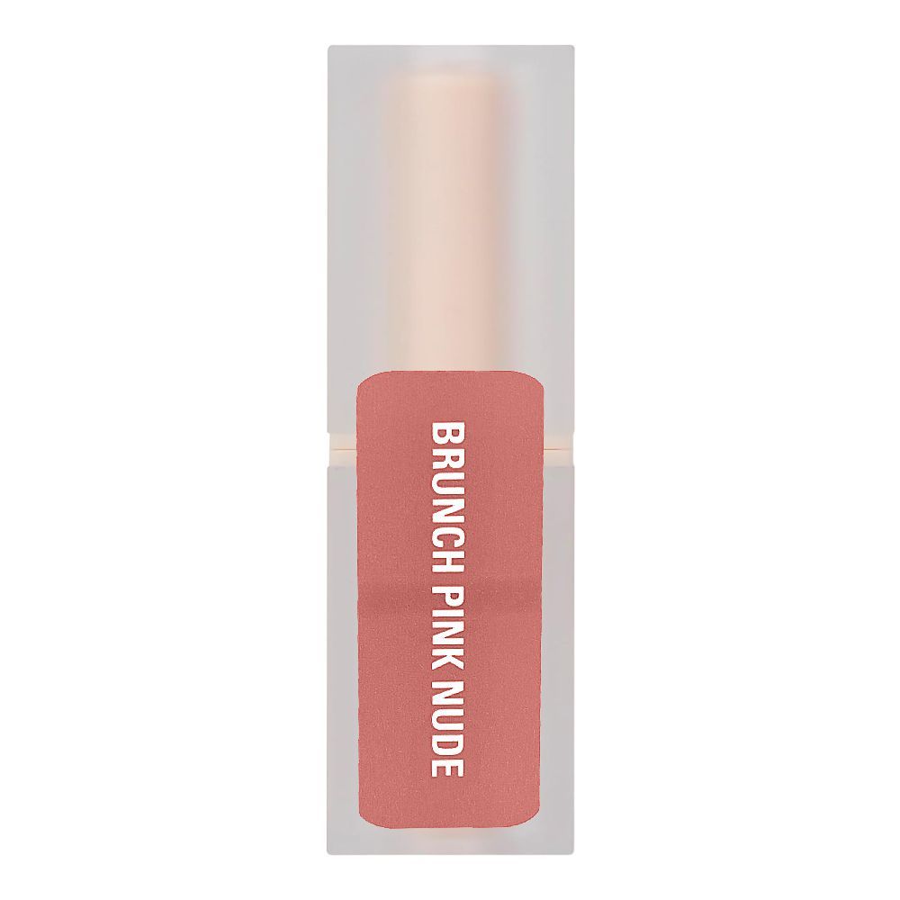 Makeup Revolution Lip Allure Satin Lipstick, 3.2g, Brunch Pink Nude