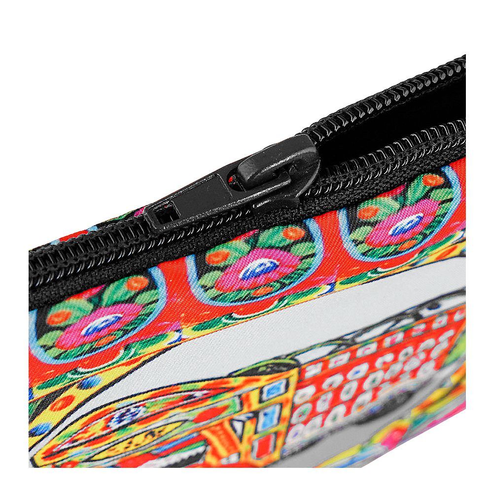 Truck Red Zipper Pouch