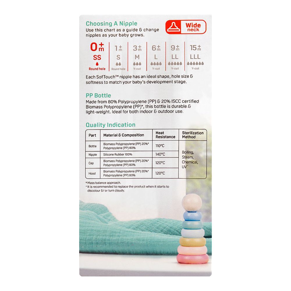 Pigeon SofTouch Nursing PP Feeder Bottle, For 0+ Months, 160ml, 2-Pack ...