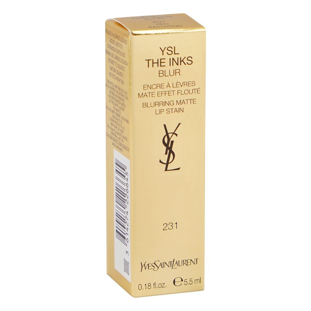 Yves Saint Laurent The Inks Blur Matte Lip Stain, 5.5ml, 231 Rosewood ...