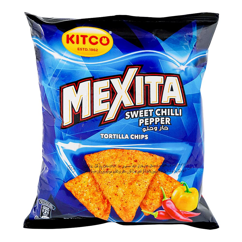 Kitco Mexita Tortilla Chips, Sweet Chili Pepper Flavor, 40g