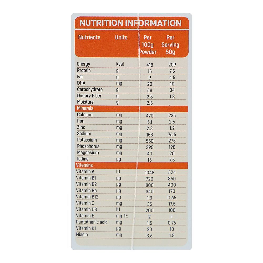 Searle Prep-Up Baby Cereal Gold with Oat, Milk & Honey, 175g