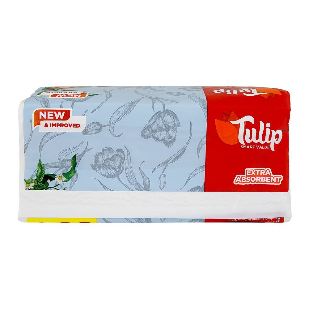 Rose Petal Tulip Smart Value Tissues, 550 Sheets, Soft Pack