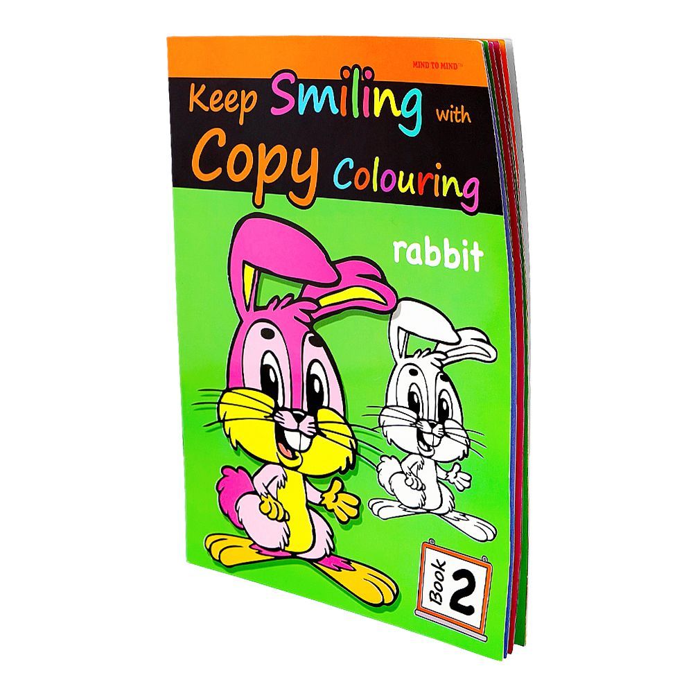 Keep Smiling with Copy Coloring Rabbit: Book 2, Fun Activity Book for Kids