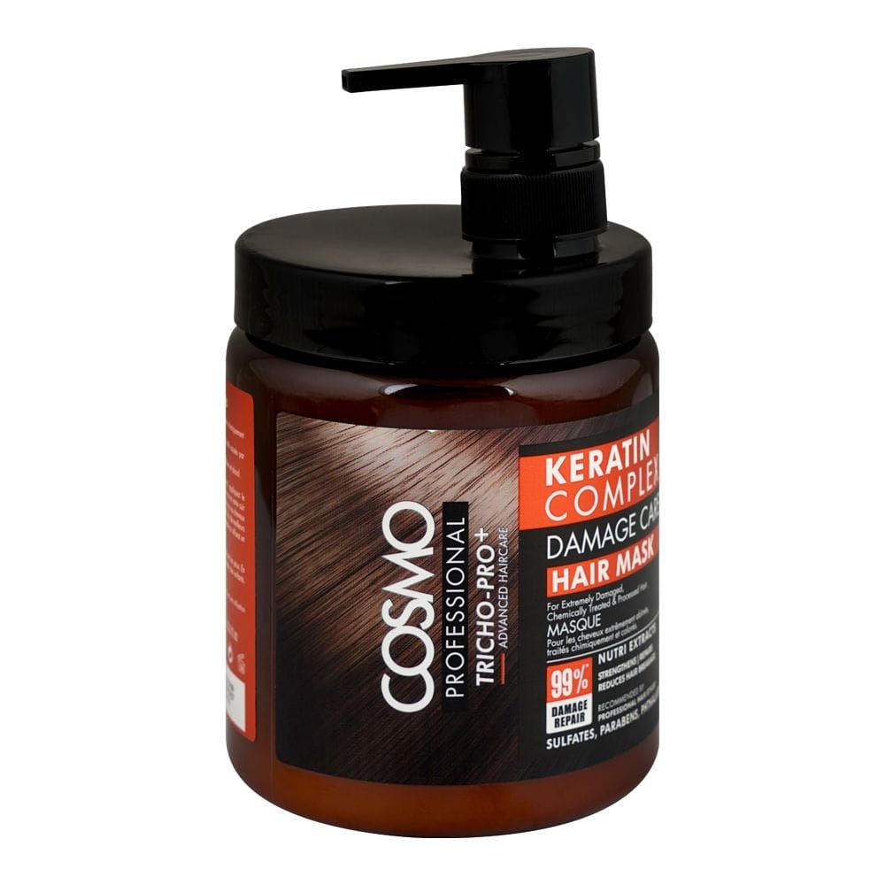 Cosmo Professional Keratin Complex Damage Care Hair Mask, Sulphate ...