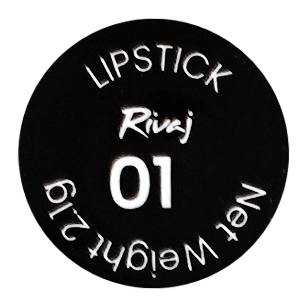 Rivaj UK Classy Lipstick, 2.10g, No. 01