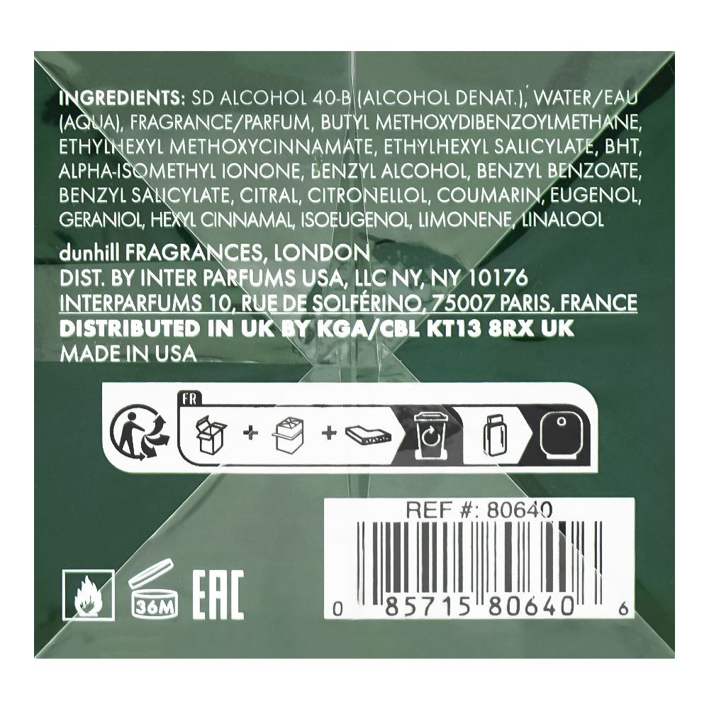 Dunhill Icon Racing Green, Eau de Parfum, For Men, 100ml