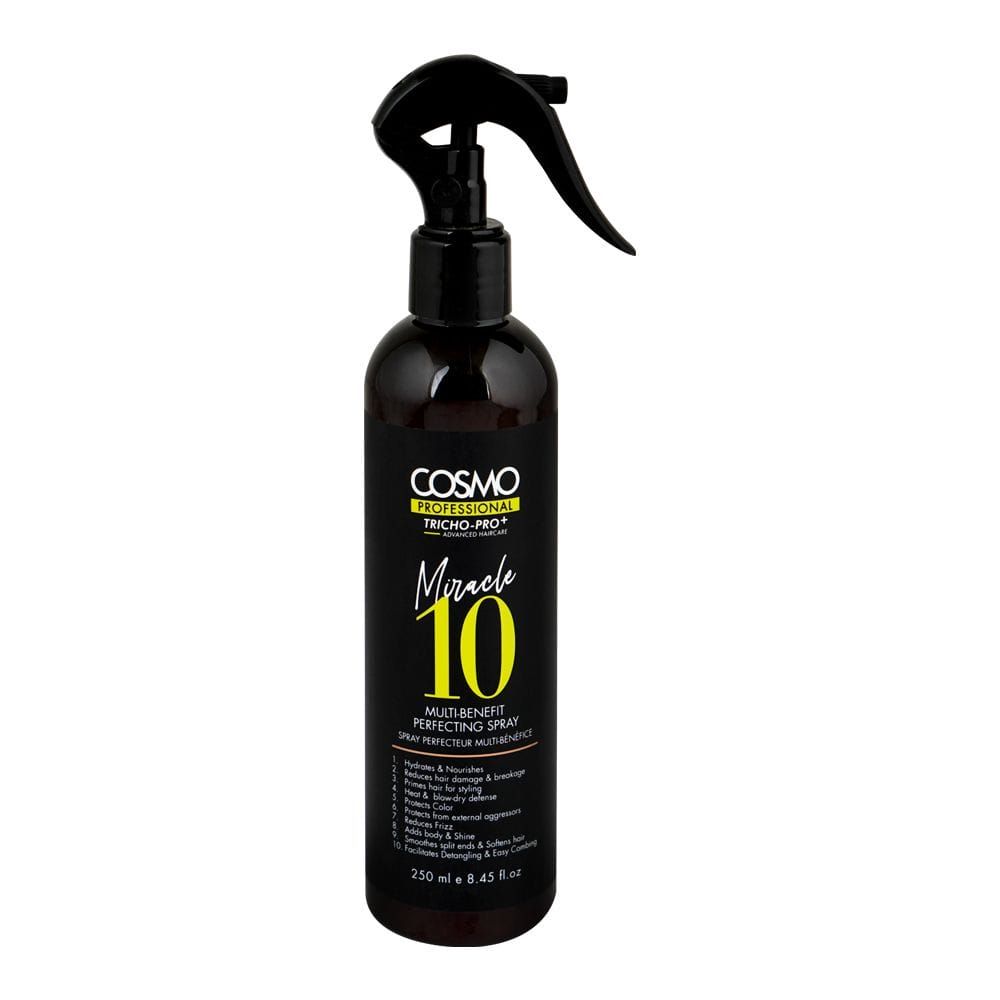 Cosmo Professional Miracle 10 Multi-Benefit Perfecting Hair Spray, 250ml