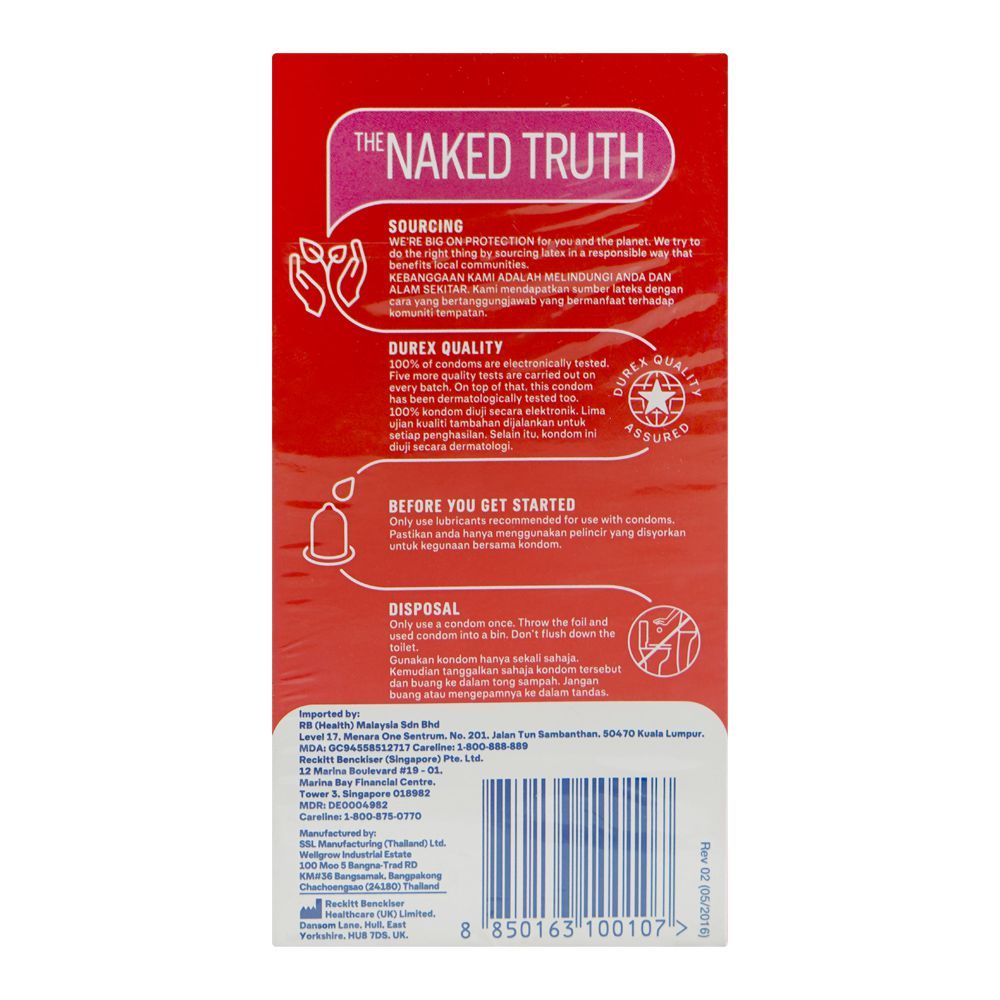 Durex Fetherlite Thin Condoms, 12-Pack