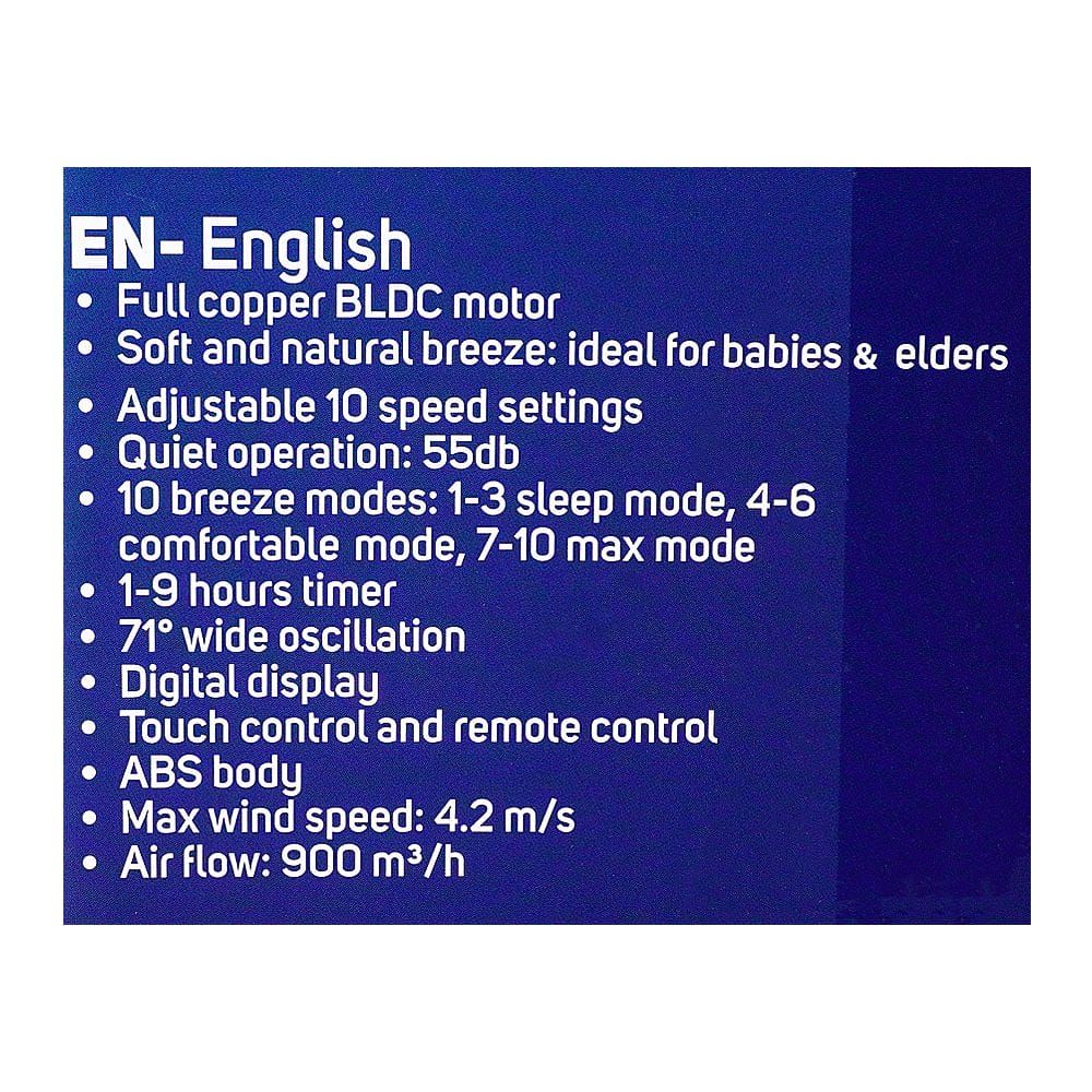 Alpina Electric Bladeless Fan, 100-140V, SF-5000