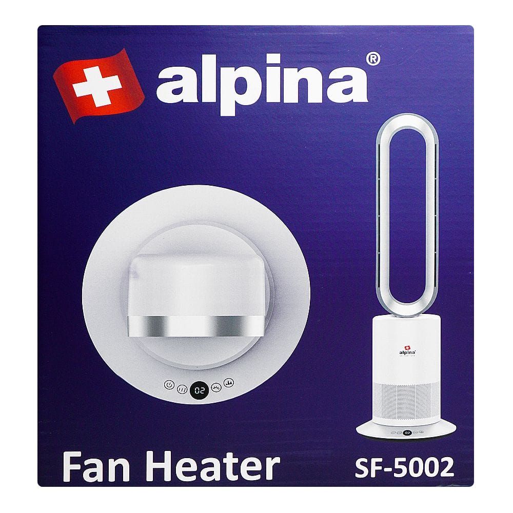 Alpina Electric Fan & Heater, 220-240V, SF-5002