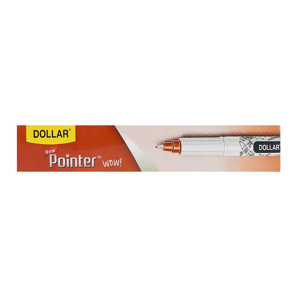 Dollar Fine Liner Pointer Wow! Metal Jacket, 0.3mm, Brown, 10-Pack, FL ...