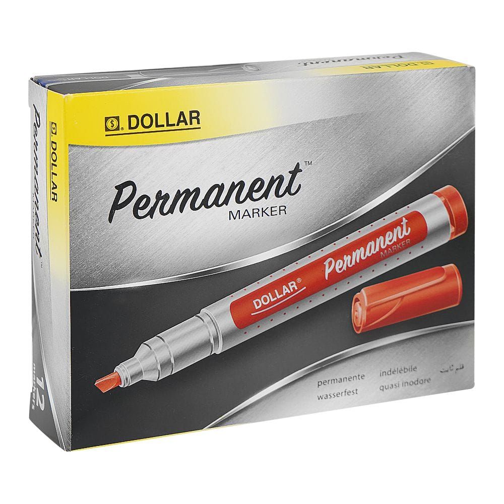 Dollar Permanent Marker, 5.0mm, Green, 12-Pack, UML5