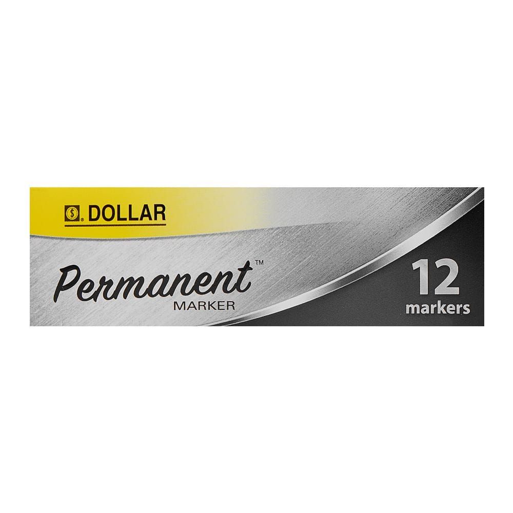 Dollar Permanent Marker, 5.0mm, Green, 12-Pack, UML5
