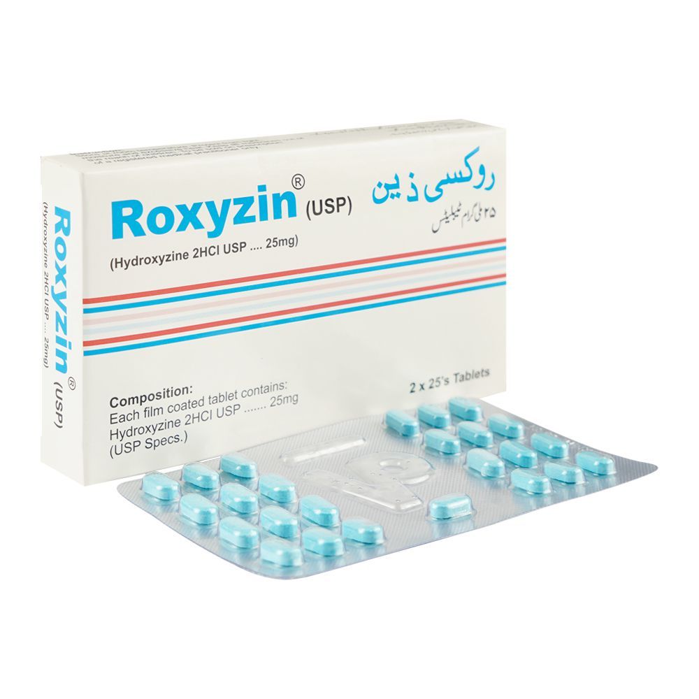 Valor Pharmaceuticals Roxyzin Tablet, 25mg, 1-Strip