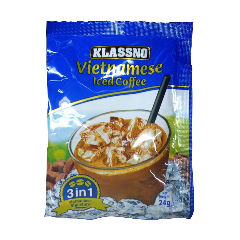Klassno 3-In-1 Vietnamese Iced Coffee Sachet, 24g, 1-Pack