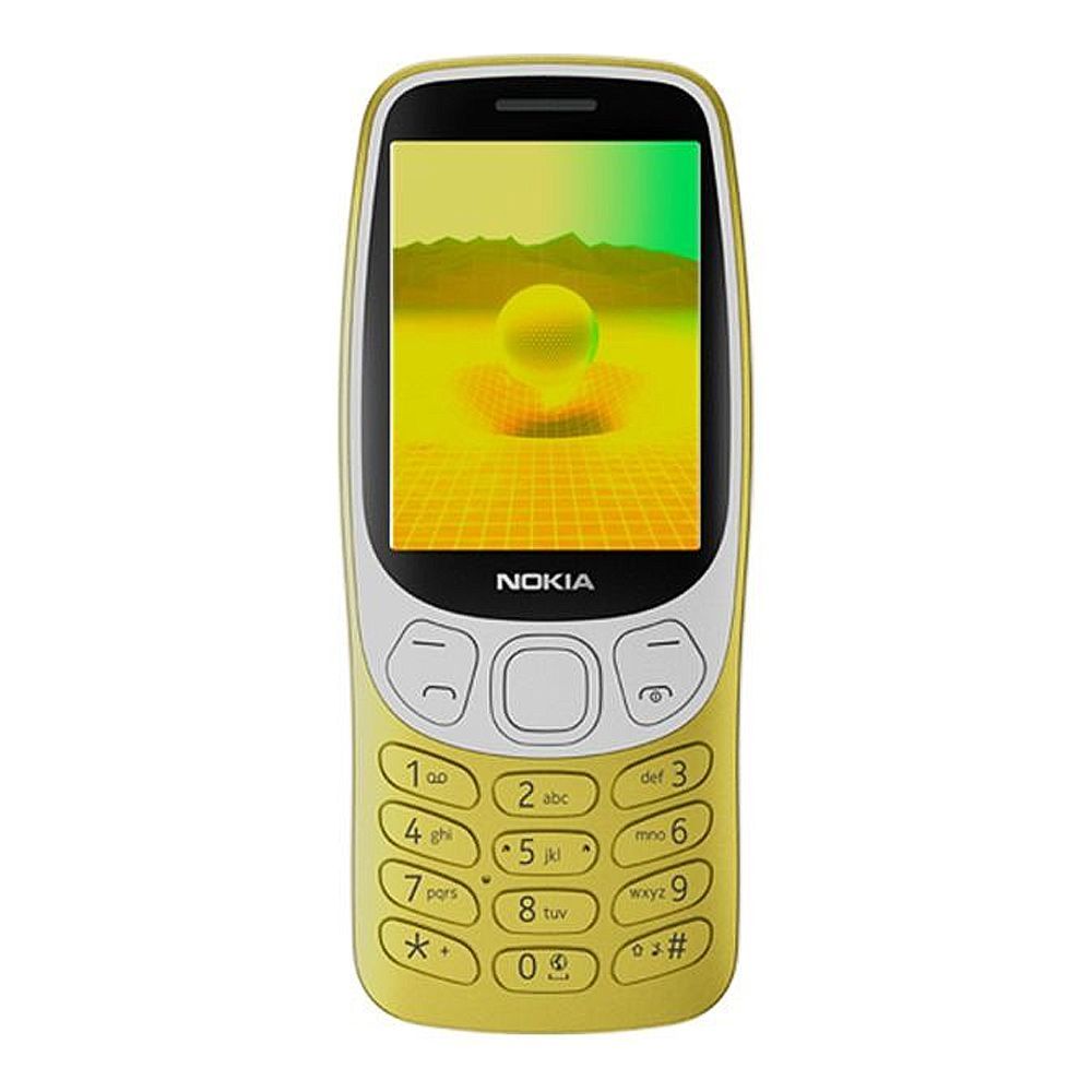 Nokia 3210 TA-1618 DS, Dual SIM, Gold, 2.4" Screen, 1450mAh Battery ...