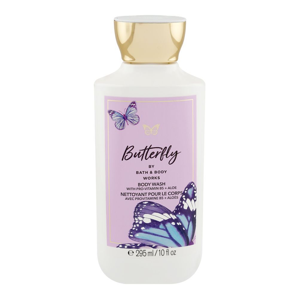 Bath & Body Works Butterfly Body Wash with Pro-Vitamin B5+Aloe, 295ml