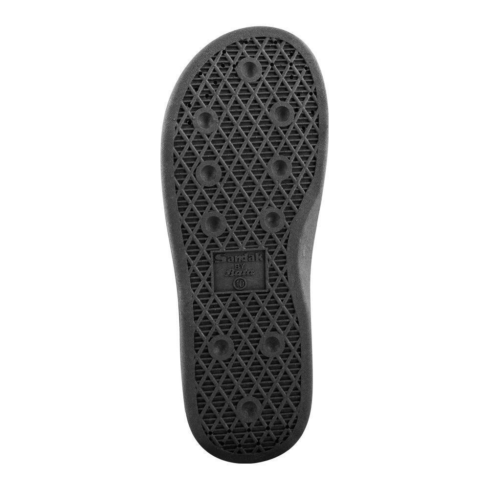 Bata Men's Rubber Slide Slippers, Black, 8729313