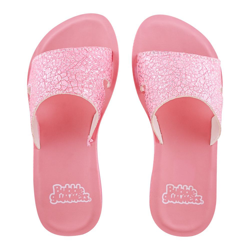 Bata Girls Slide Slippers, Pink, 3715275