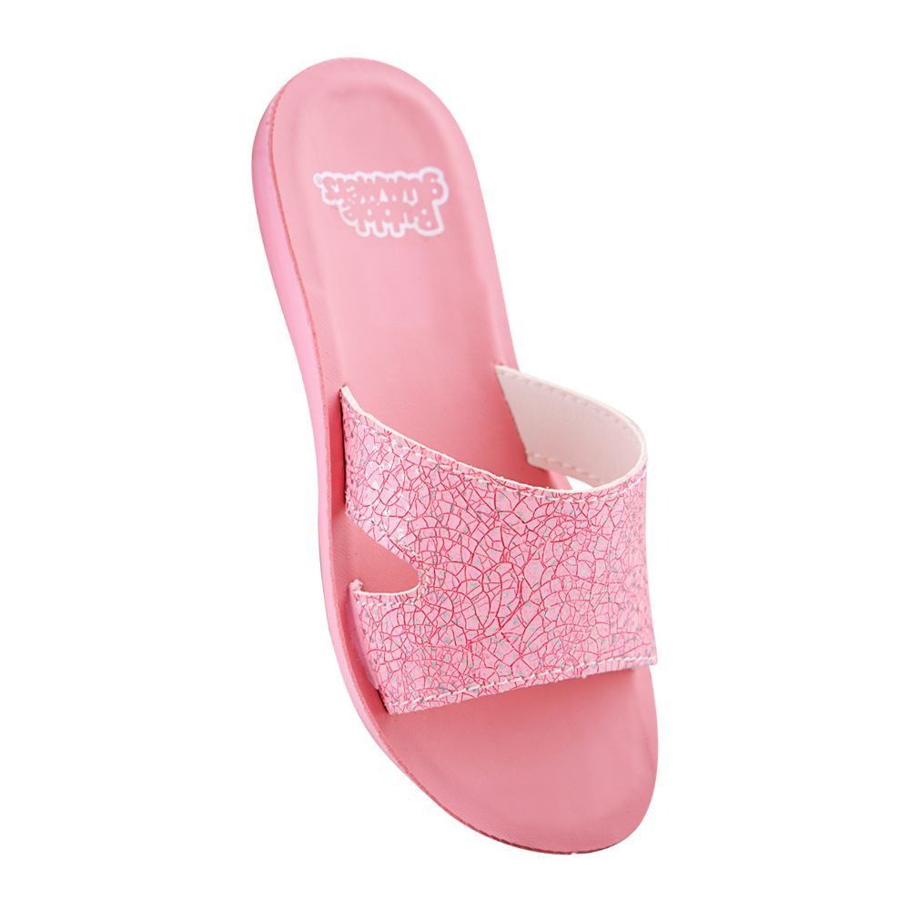 Bata Girls Slide Slippers, Pink, 3715275