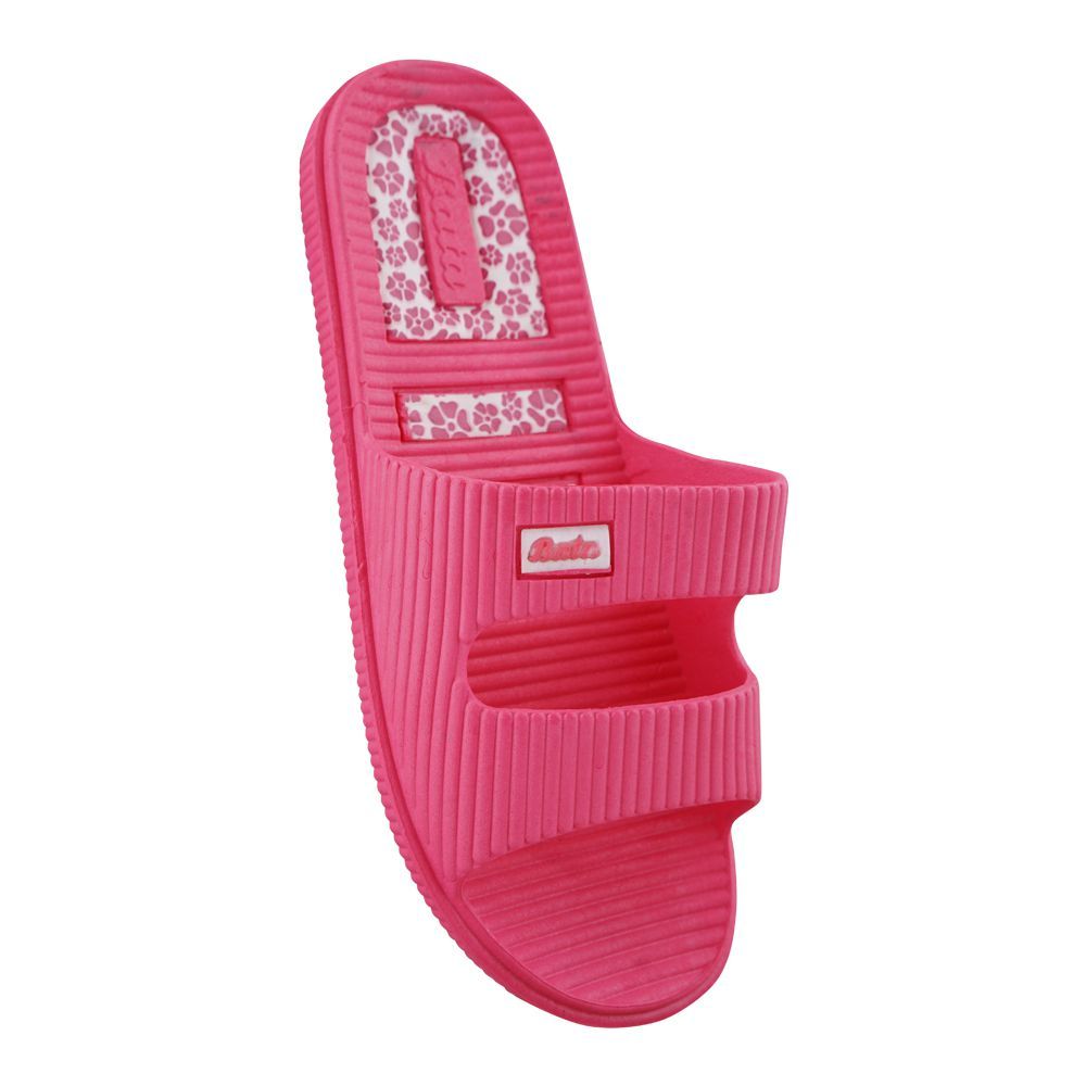 Bata Women's Rubber Slide Slippers, Pink, 6725347