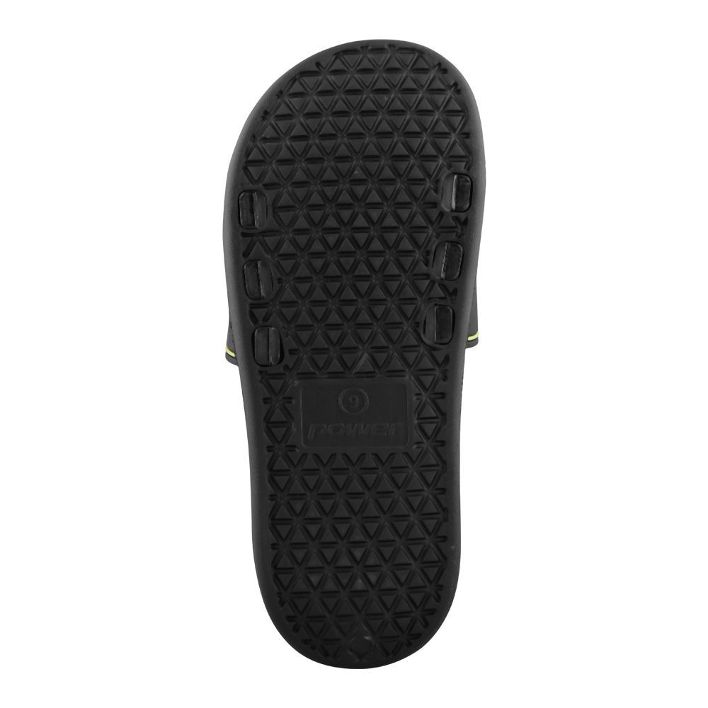 Bata Men's Rubber Slide Slippers, Green & Black, 8717071