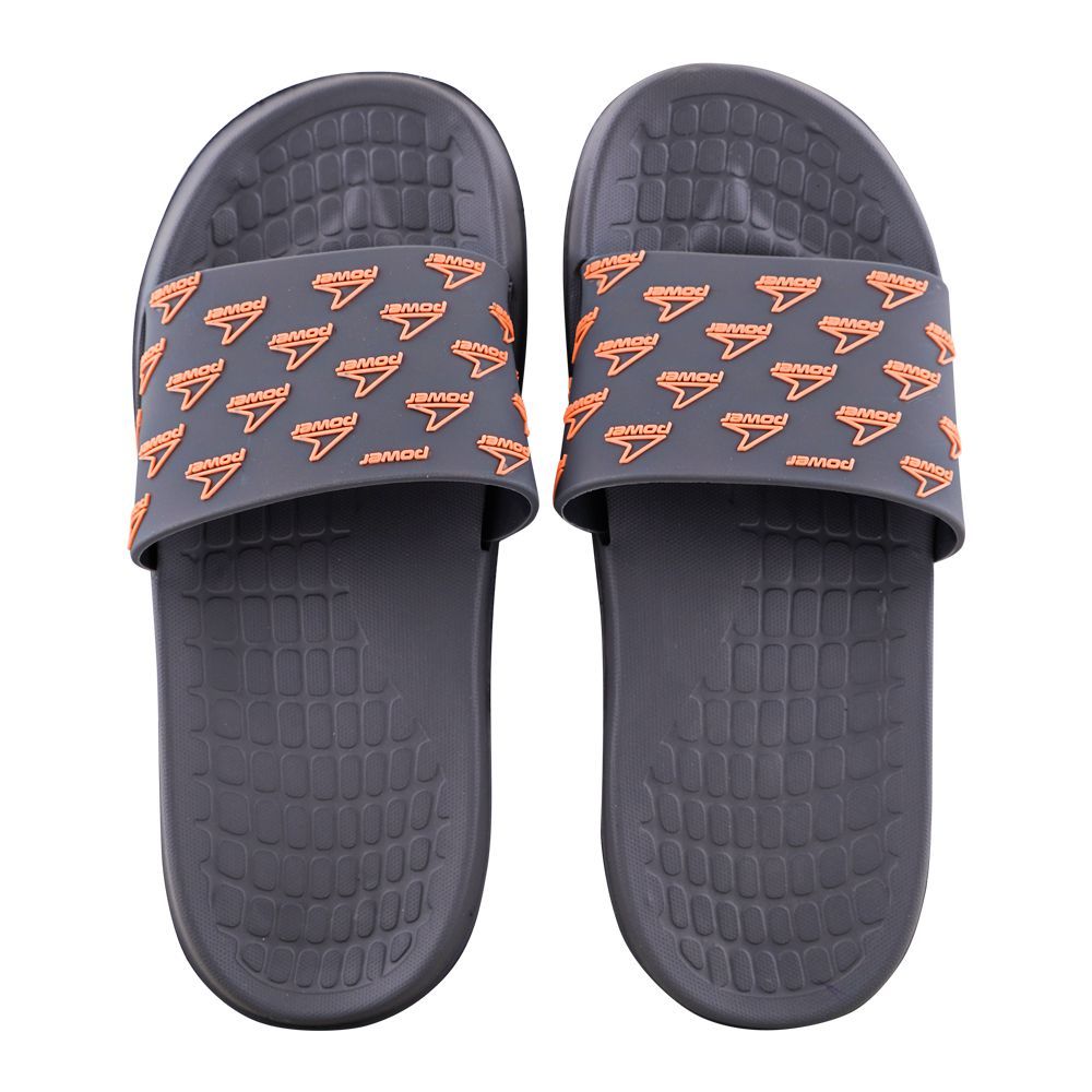 Bata Men's Rubber Slide Slippers, Gray, 8712074