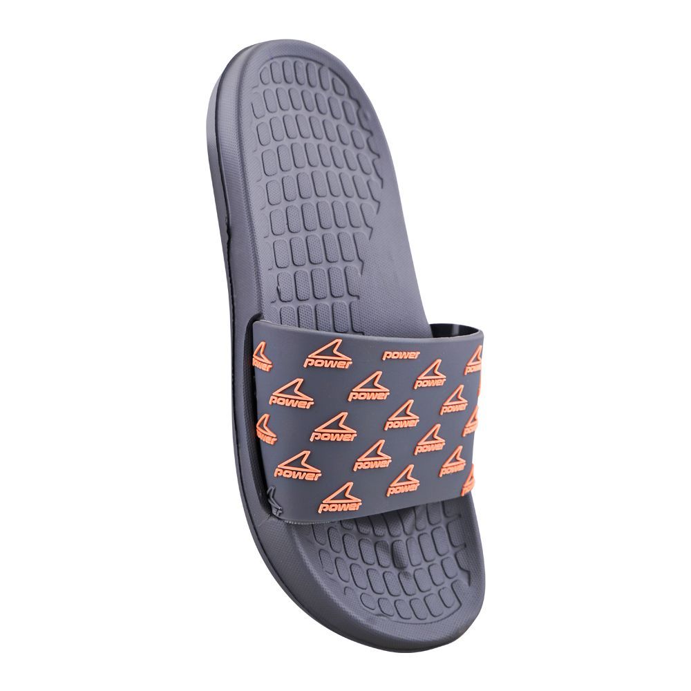 Bata Men's Rubber Slide Slippers, Gray, 8712074