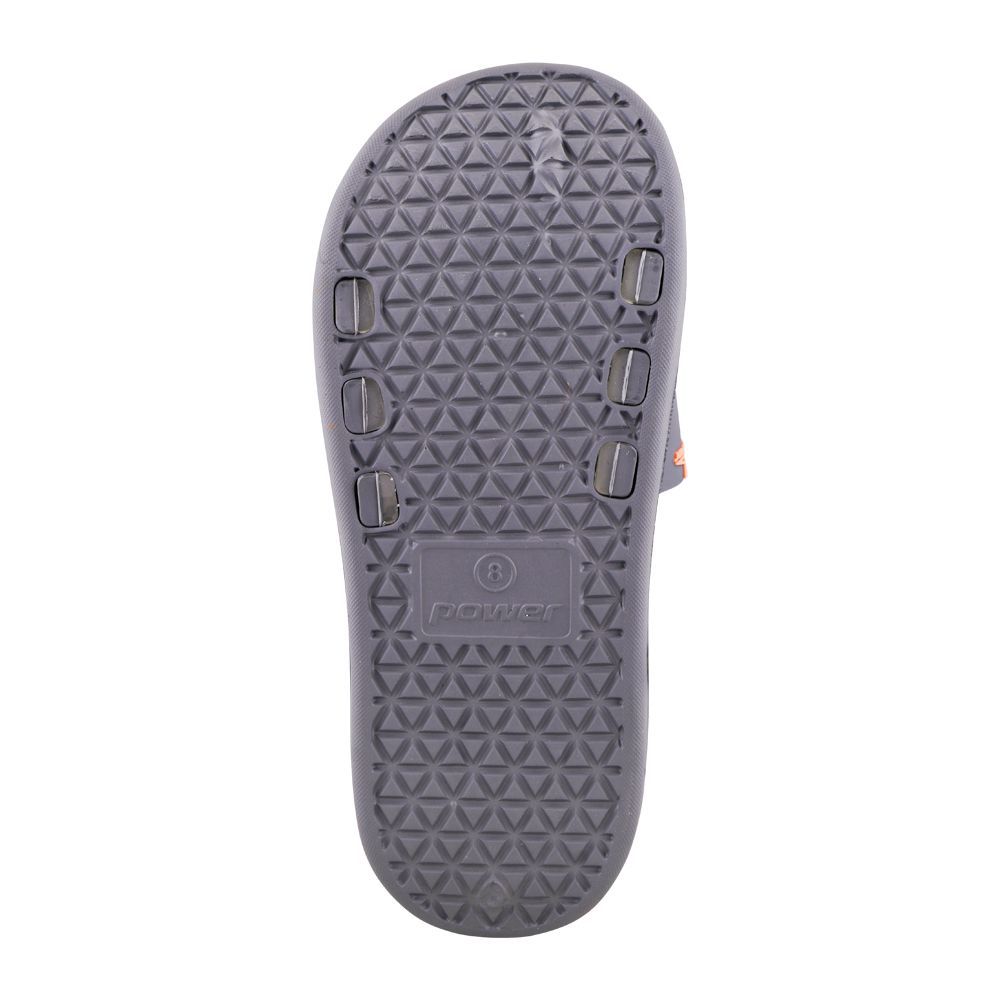 Bata Men's Rubber Slide Slippers, Gray, 8712074