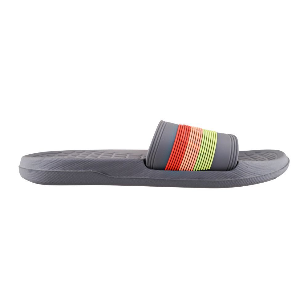Bata Men's Rubber Slide Slippers, Red & Black, 8712072