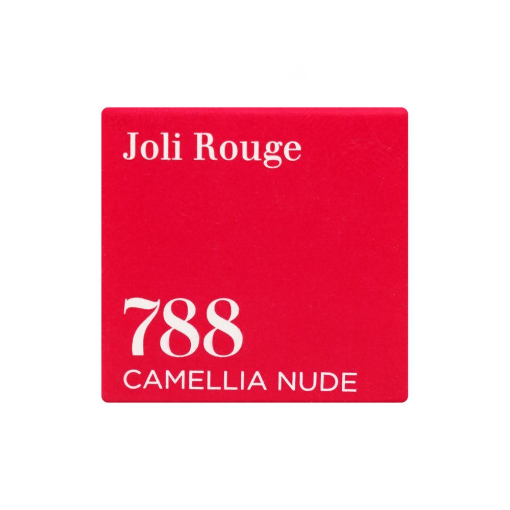 Clarins Paris Joli Rouge Satin Lipstick, 3.5g, 788 Peach Nude