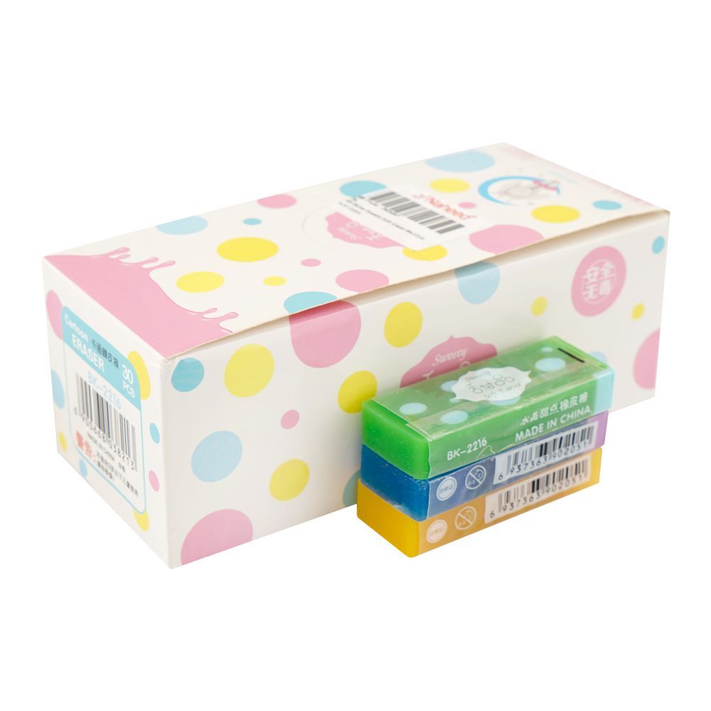 UBS Beikai Sweetie Soft Eraser Assorted Colors, For DIY School Kits, 1 ...