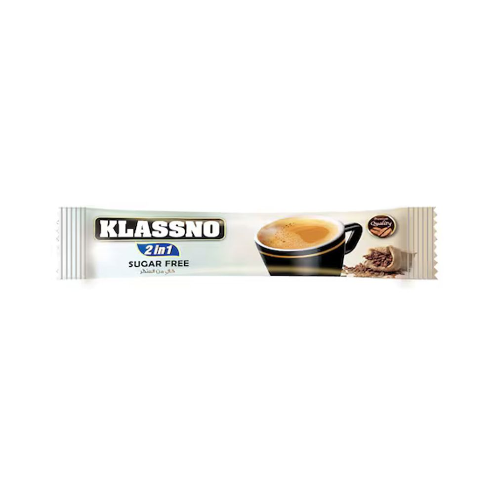 Klassno 2in1 Sugar Free Coffee Stick, 12g, 1-Pack