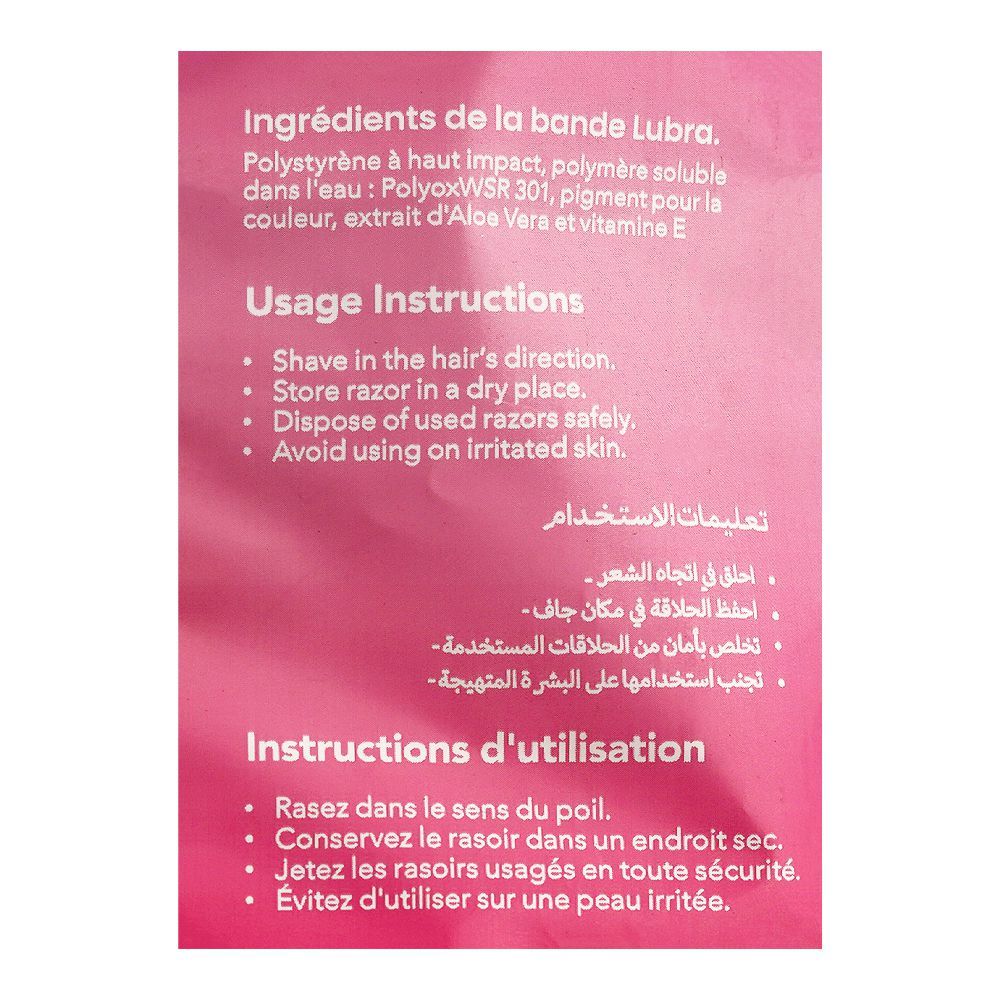 Treet Femina Silk Disposable Razor For Women, 5-Pack