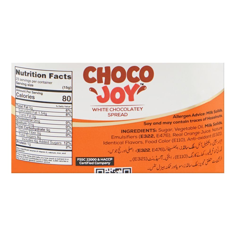 Choco Joy Orange Juice Spread, 350g