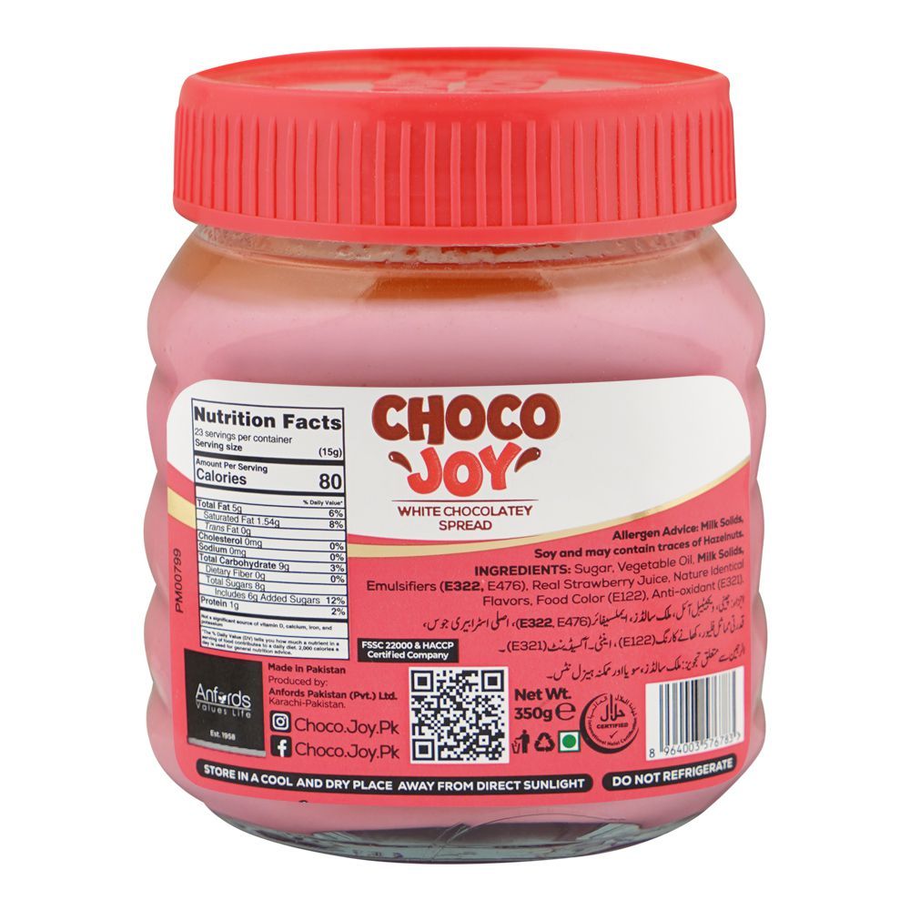 Choco Joy Strawberry Juice Spread, 350g