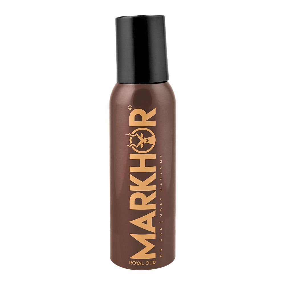 Markhor Blanc Royale Oud No Gas Body Spray, For Men, 120ml