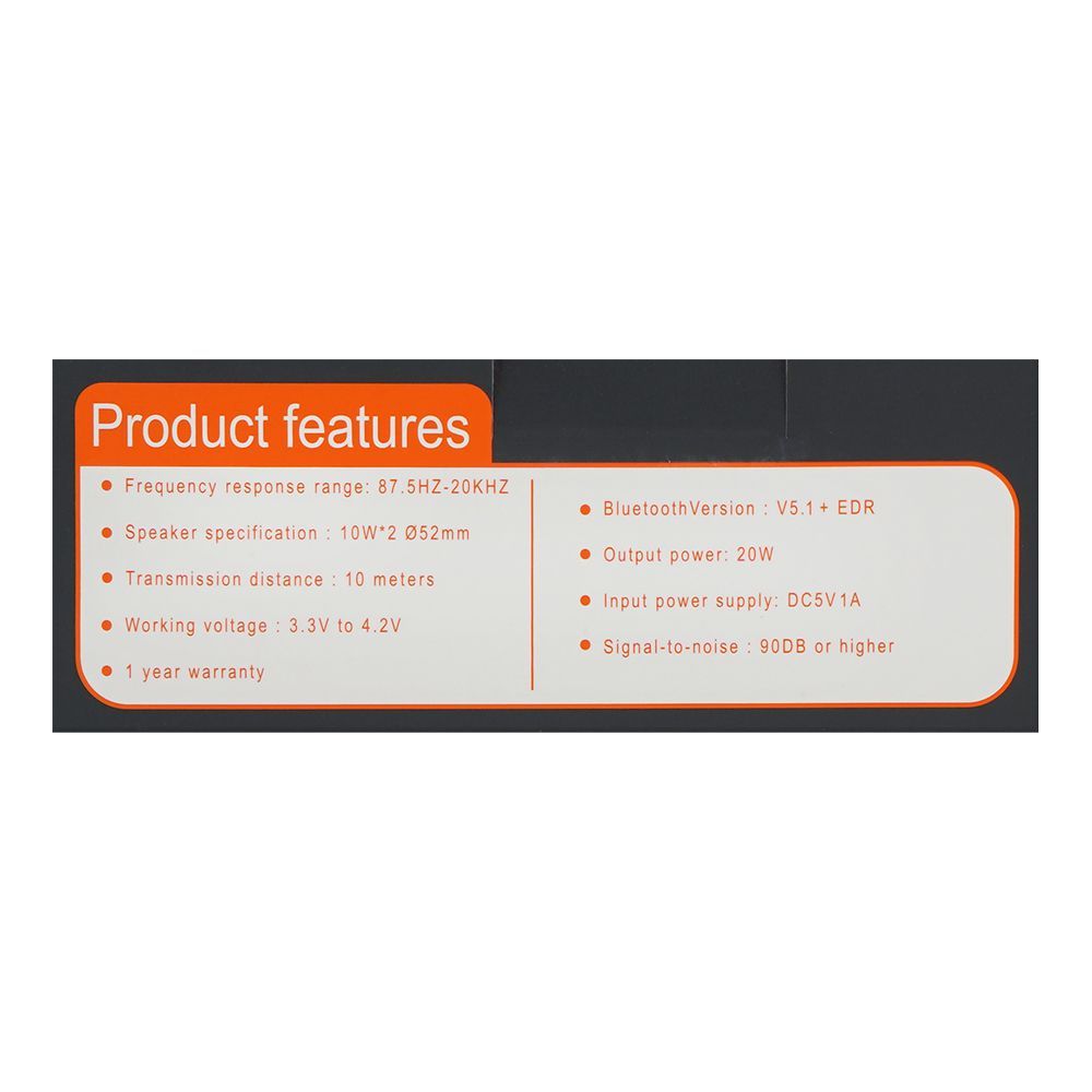 Faster Wireless Speaker, Black, Z10