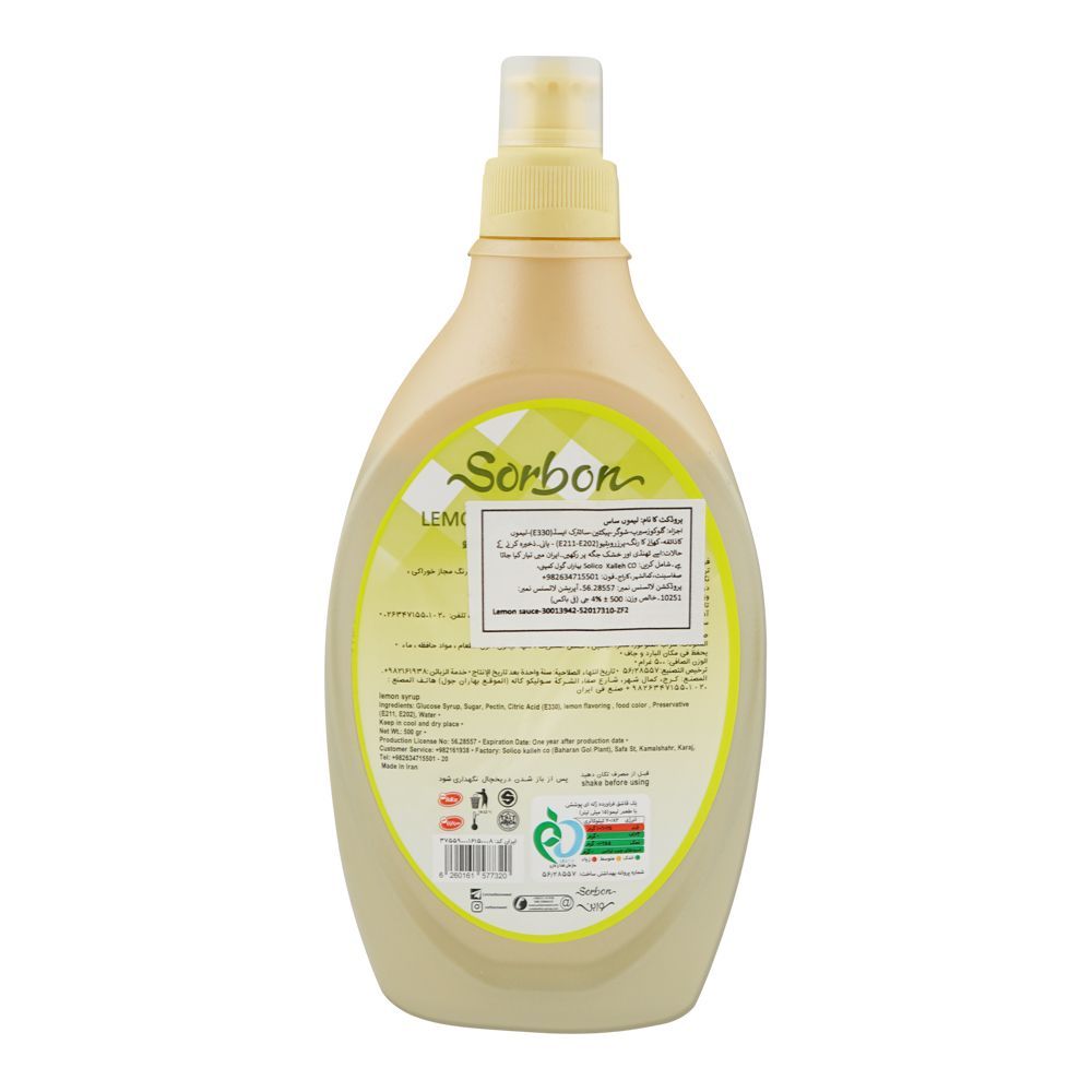 Sorbon Lemon Sauce, 500ml