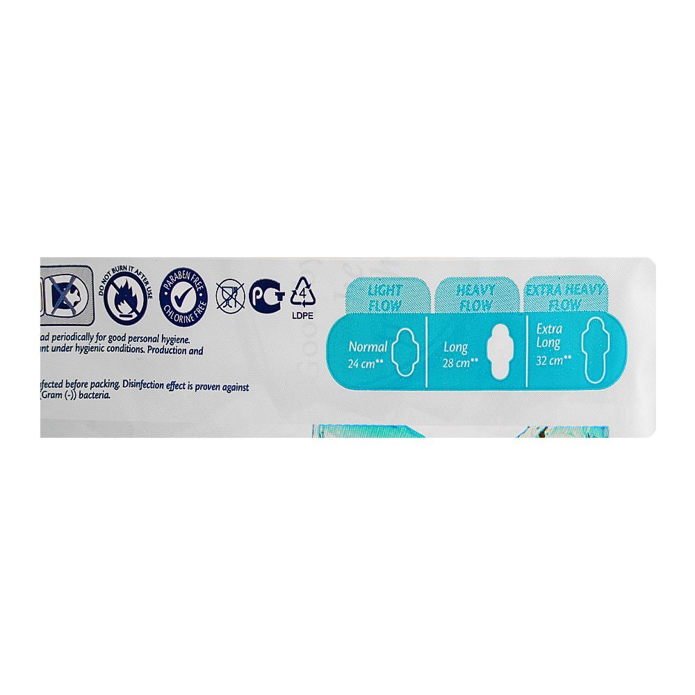 Molped Extra Hygiene Shield Maxi Thick Sanitary Pads, Long, 18 Pads ...