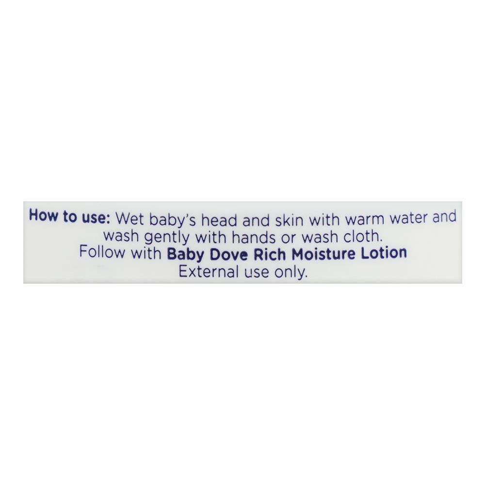Dove Baby Rich Moisture Hair To Toe Baby Wash, 400ml