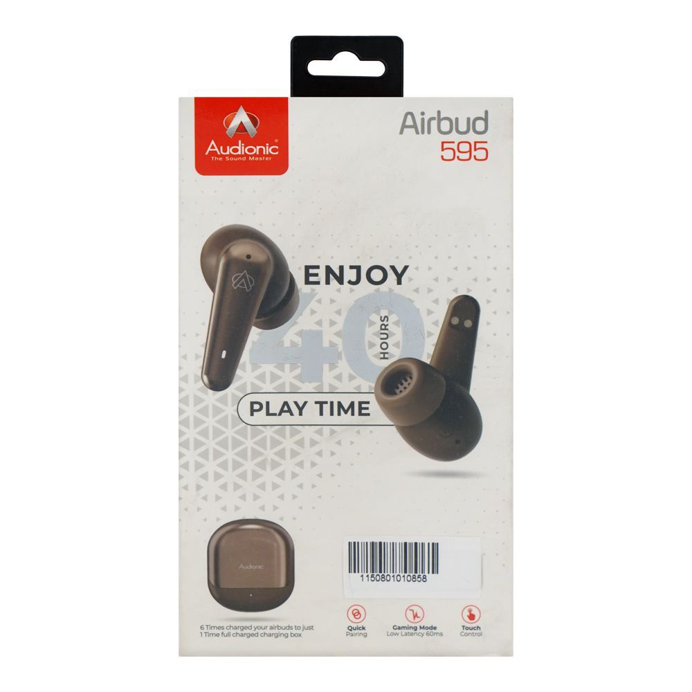Audionic True Wireless Quad Mic Earbuds With ENC, IPX4 Water Resistant ...