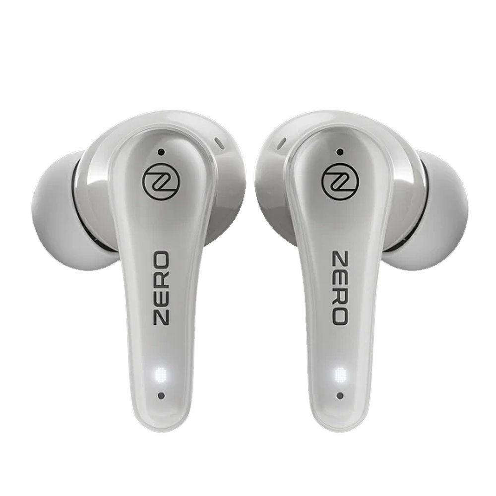 Zero Robo Z Buds ENC Wireless Earbuds, Milky White