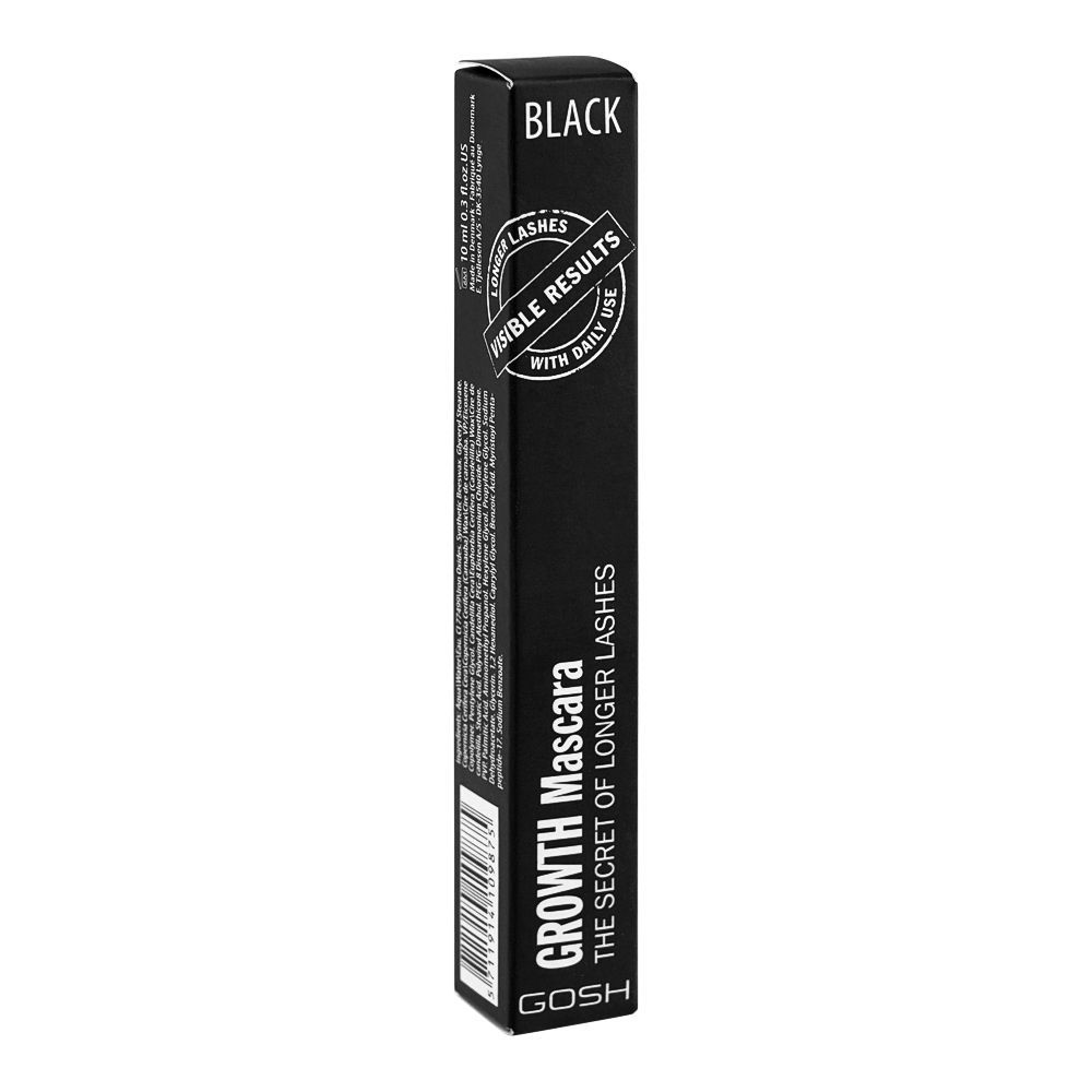Gosh The Secret Of Longer Lashes, Growth Mascara Black, 10ml