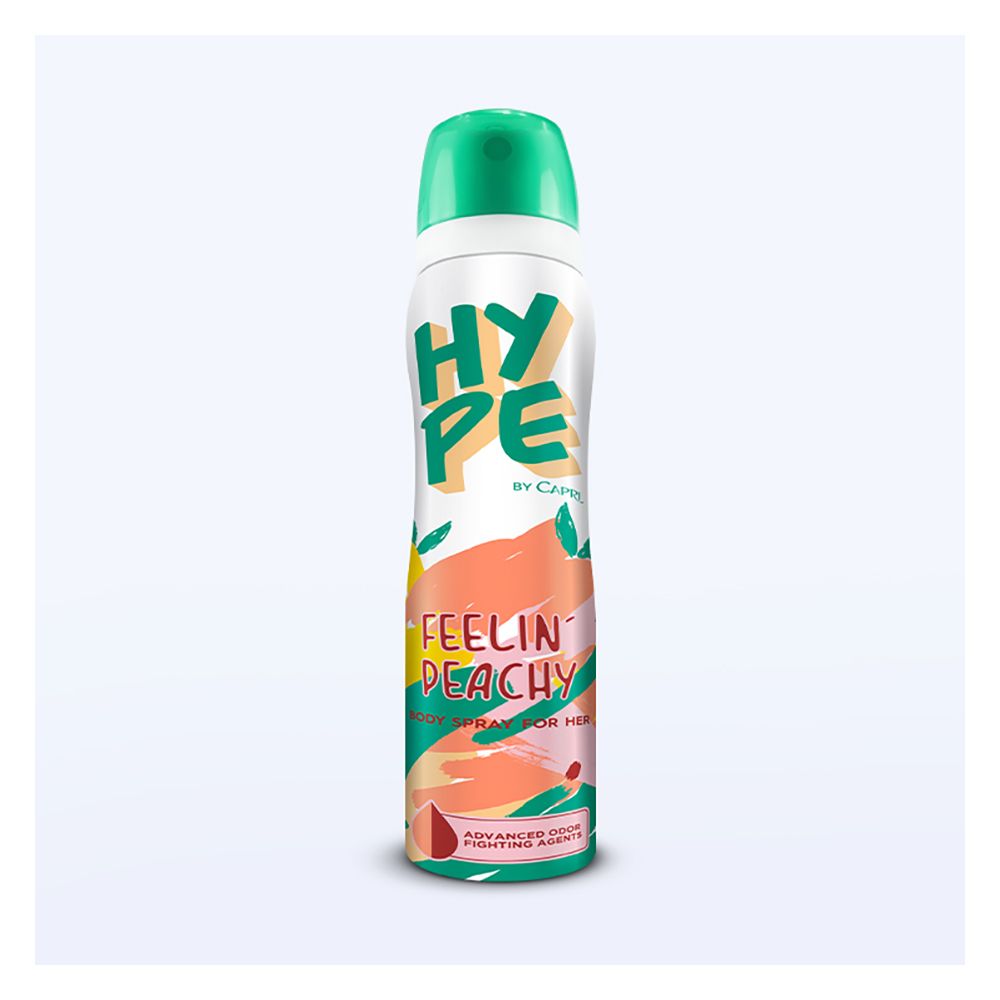 Hype Feelin' Peachy Body Spray, For Women, 150ml